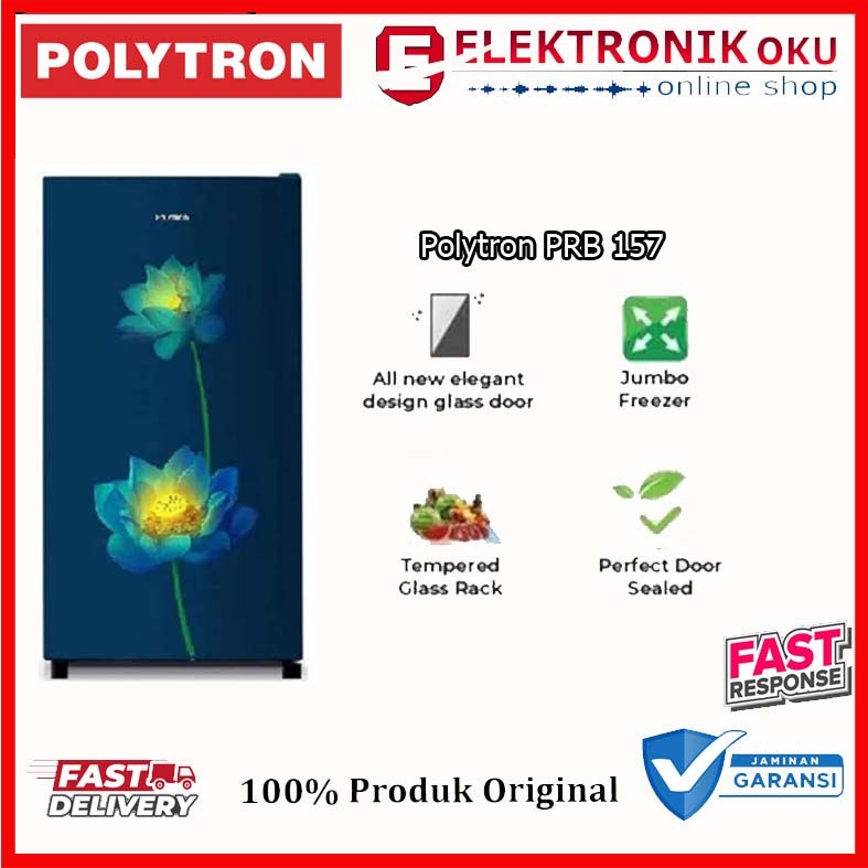 Jual LEMARI ES POLYTRON 1PINTU KULKAS PRB 157 GARANSI RESMI | Shopee ...