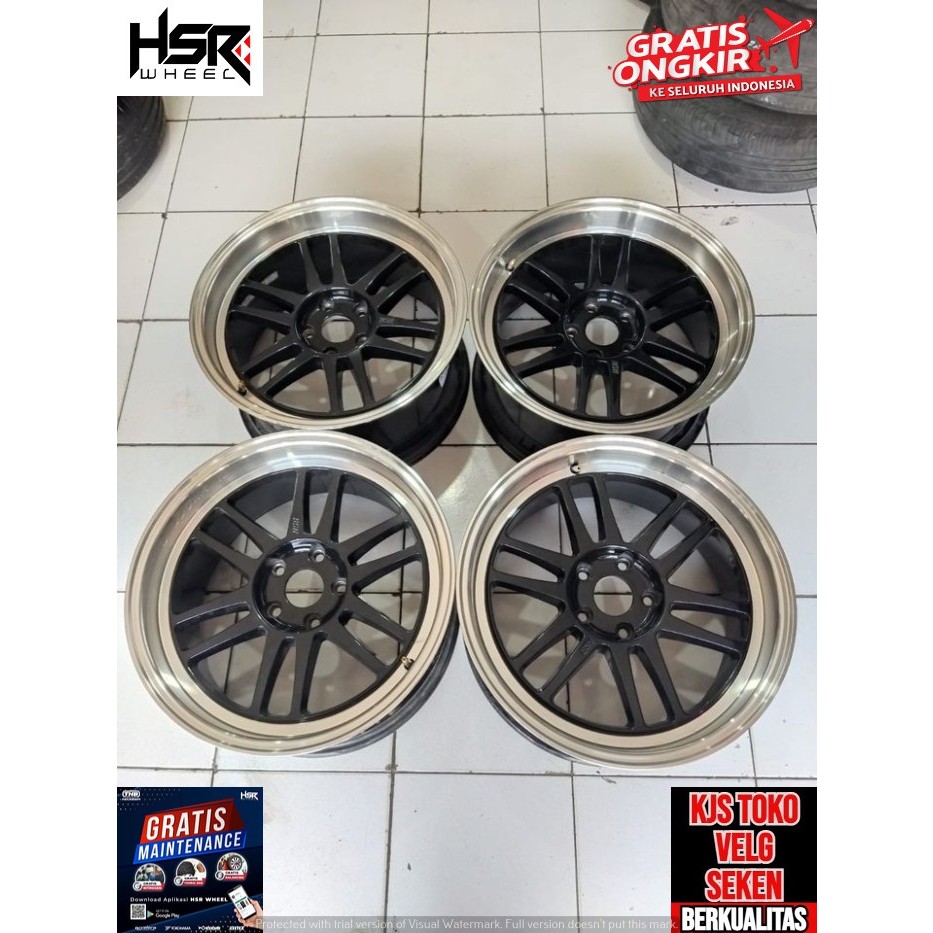 Jual VELG MOBIL SEKEN R18 LUBANG 5 BOROKO BLY01(HSR) R18X9 5X114,3ET25 ...