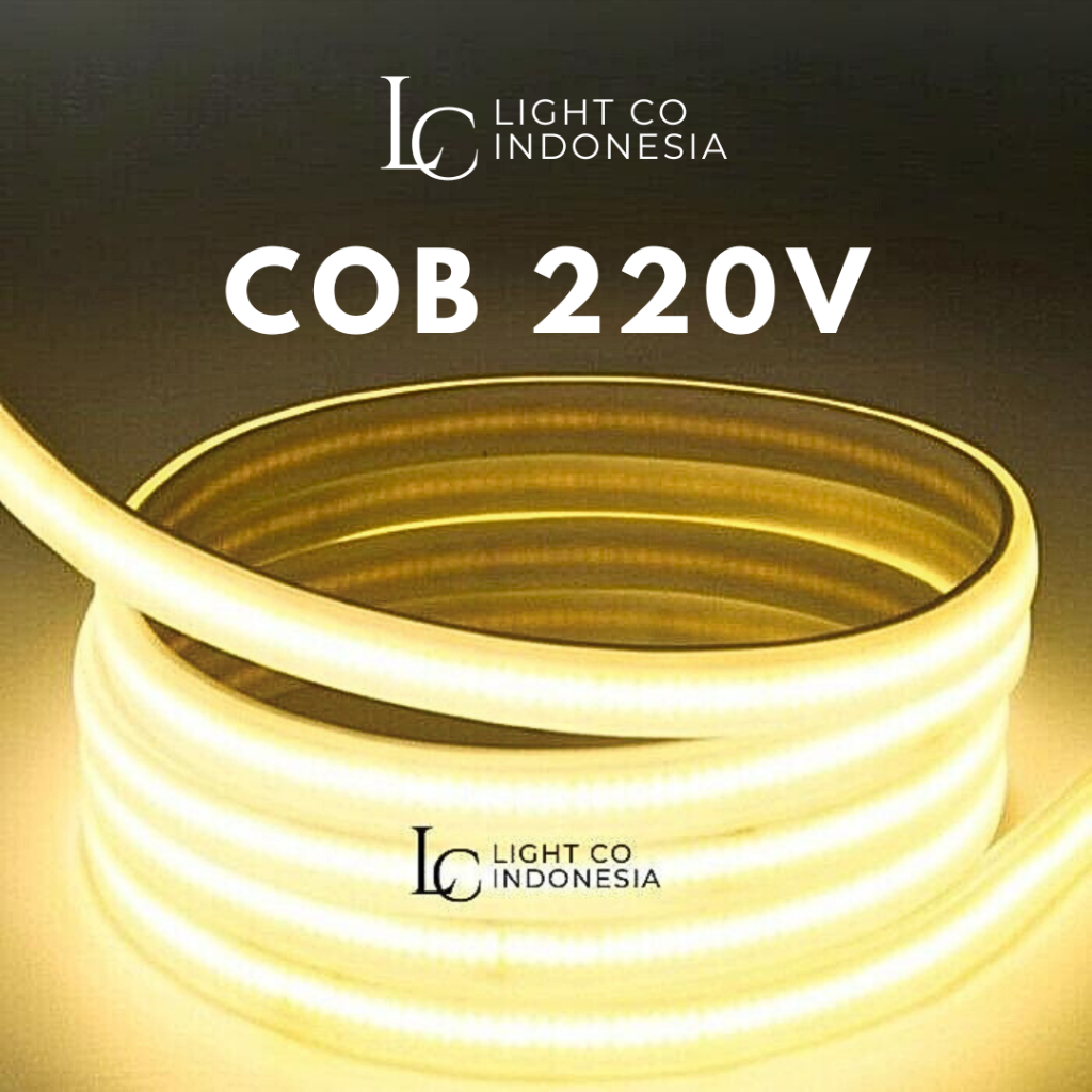 Jual [ LIGHTCO INDONESIA ] Led Strip COB 220v 3000k warmwhite / COB led ...