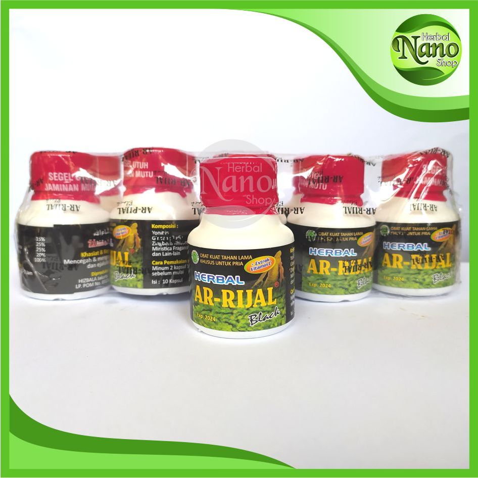 Jual AR_ RIJAL HITAM / arrijal black isi 10 kapsul arijal black ...