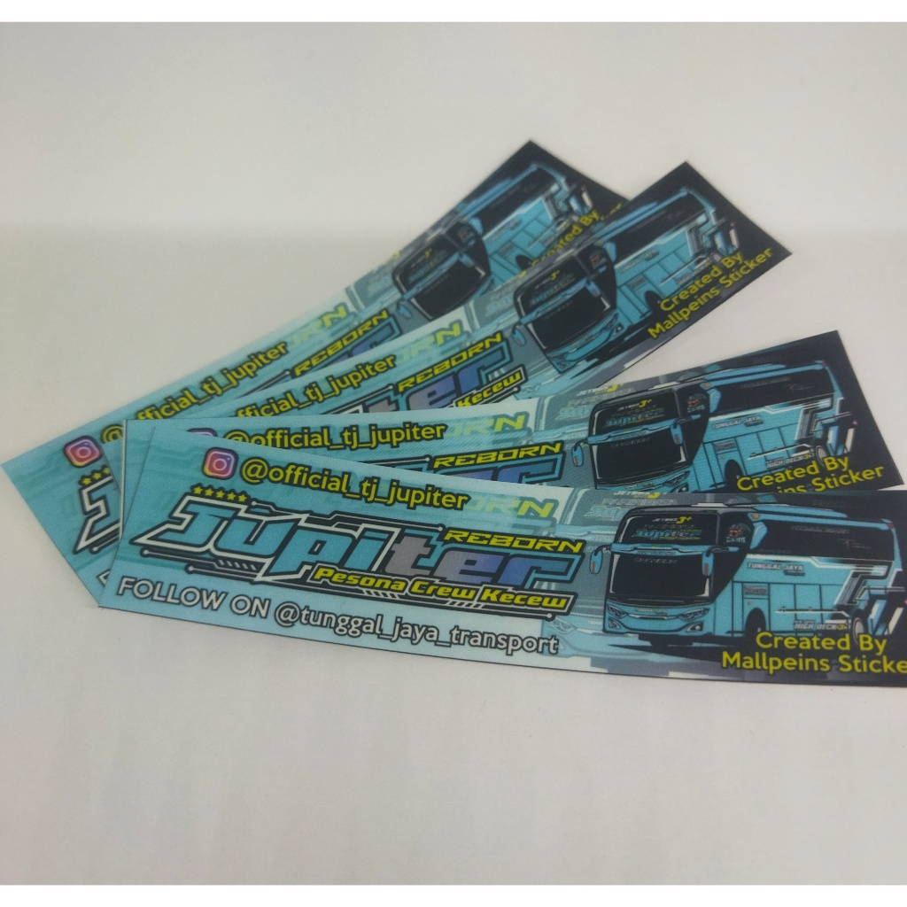 Jual STIKER BASURI NEPTUNE DAN JUPITER ASLI PO TJ | Shopee Indonesia