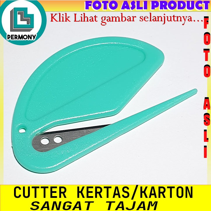 Jual Cutter Kertas karton amplop pemotong packing plastic | Shopee ...