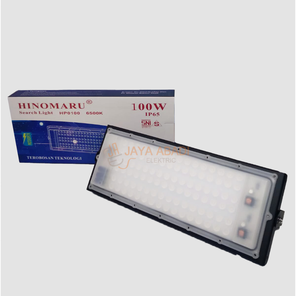 Jual Lampu Sorot Led - Flood Light Hinomaru 100 watt 100w Putih dan Kuning | Shopee Indonesia