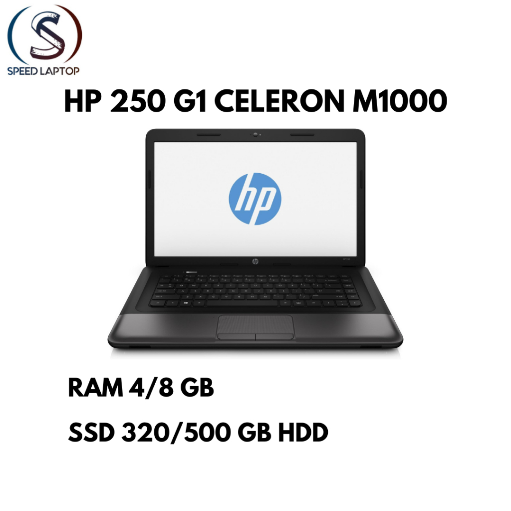 Jual LAPTOP HP 250 G1/G2 650/COMPAQ NOTEBGOOK PC INTEL CELERON 1000M ...