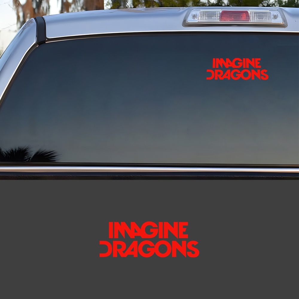 Jual Stiker Kaca Mobil Band Musik Imagine Dragons Car Decal Sticker ...