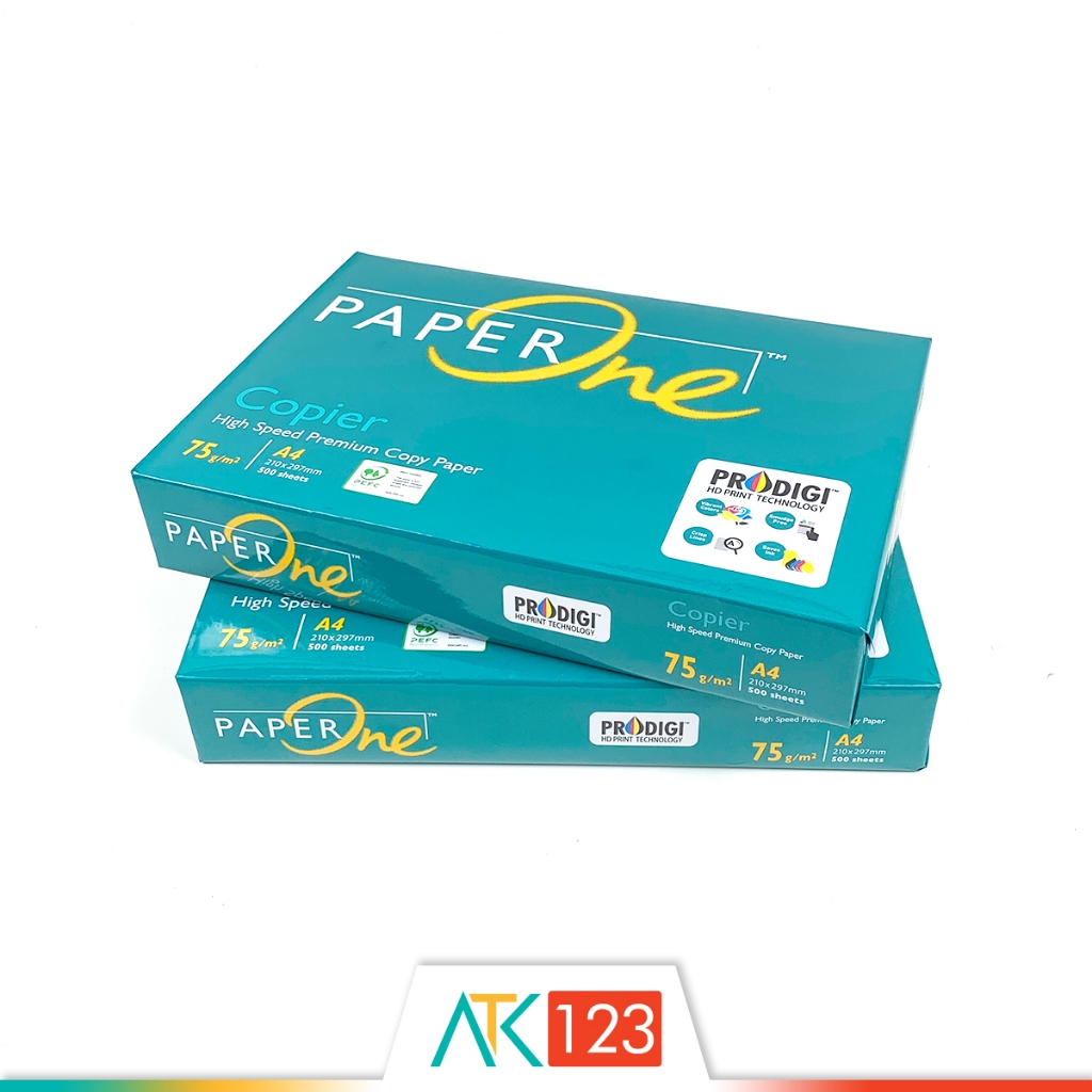 Jual Kertas HVS A4 75 gsm - Paper One | Shopee Indonesia