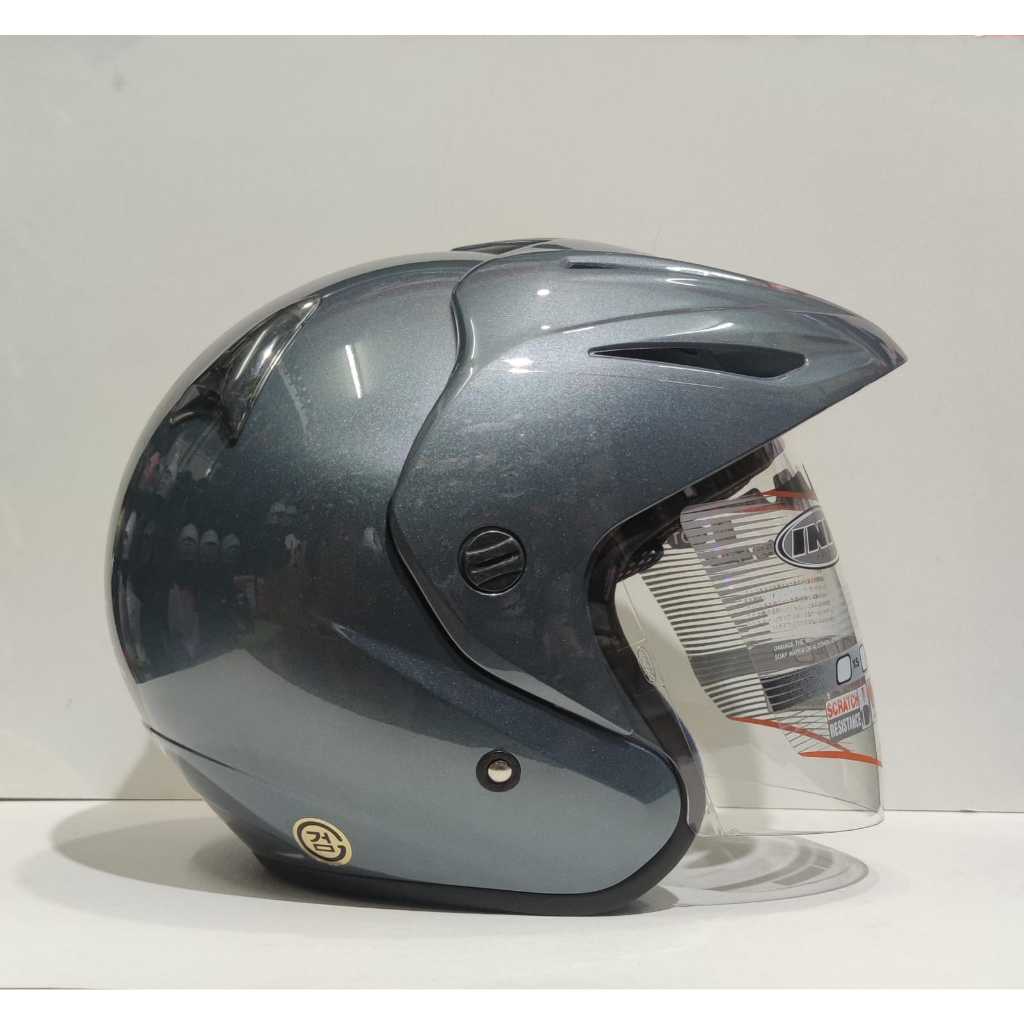 Jual INK CX22 SOLID ALL GREY / ABU MUDA / SILVER HELM ORIGINAL | Shopee ...