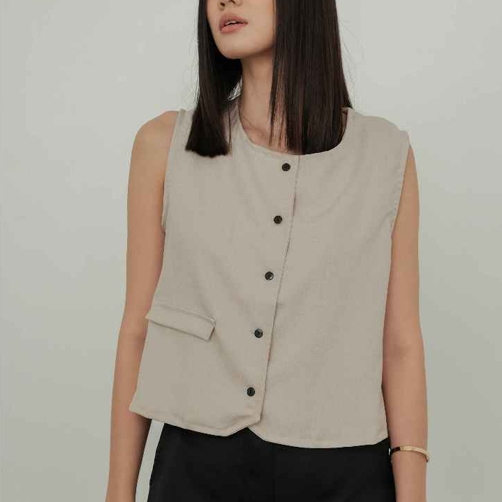 Jual JILL VEST | OUTER | ROMPI | Shopee Indonesia
