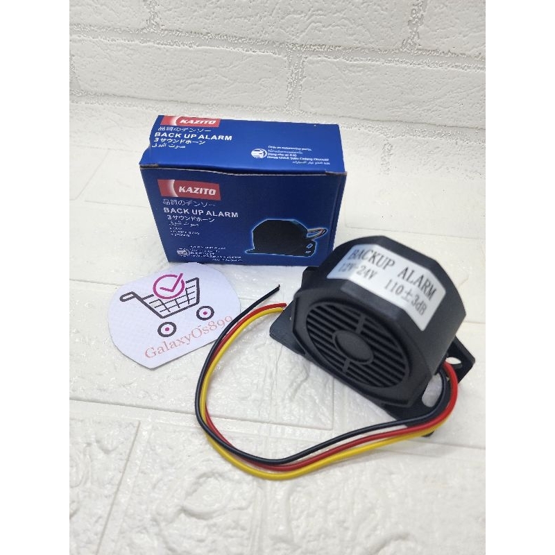 Jual Alarm Mundur Truck Kazito 12 - 24 Volt - Back Up Alarm Kazito ...