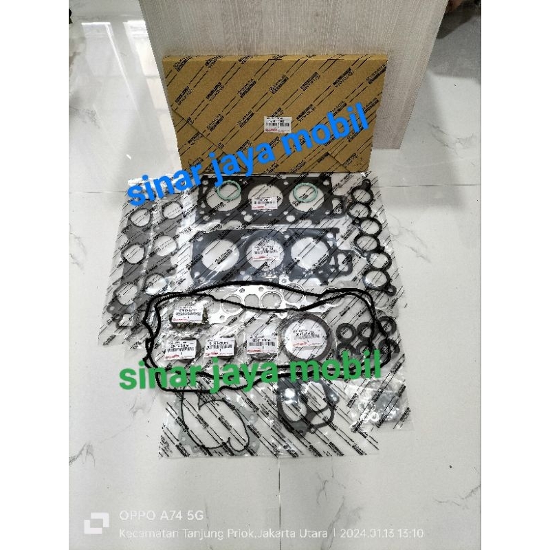 Jual paking packing gasket full set TOYOTA Camry Harrier Alphard 3.0 3000 CC ORIGINAL JAPAN ...