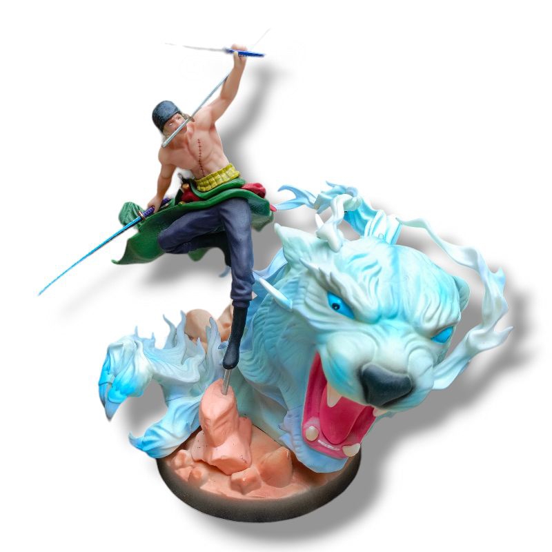 Jual figure roronoa zoro there pole flow tiger hunting | Shopee Indonesia
