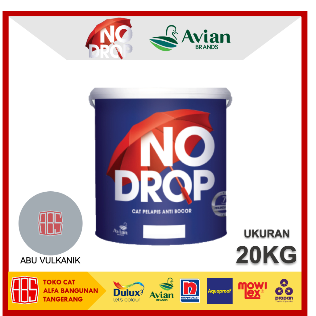 Jual Cat No Drop 20KG - Cat Pelapis Anti Bocor Waterproofing | Shopee ...