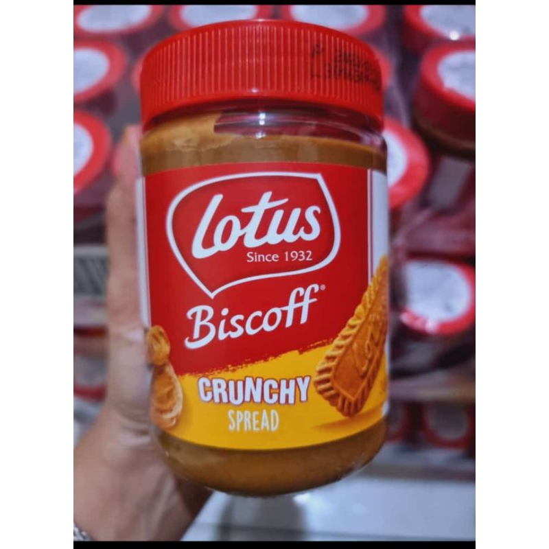 Jual lotus biscoff spread crunch 380 gram | Shopee Indonesia