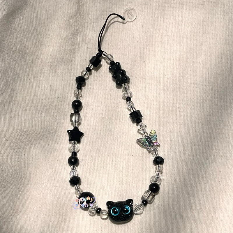 Jual Nero Phone Strap | Kucing Hitam Putih Pink Abu | Cat | Kitten ...