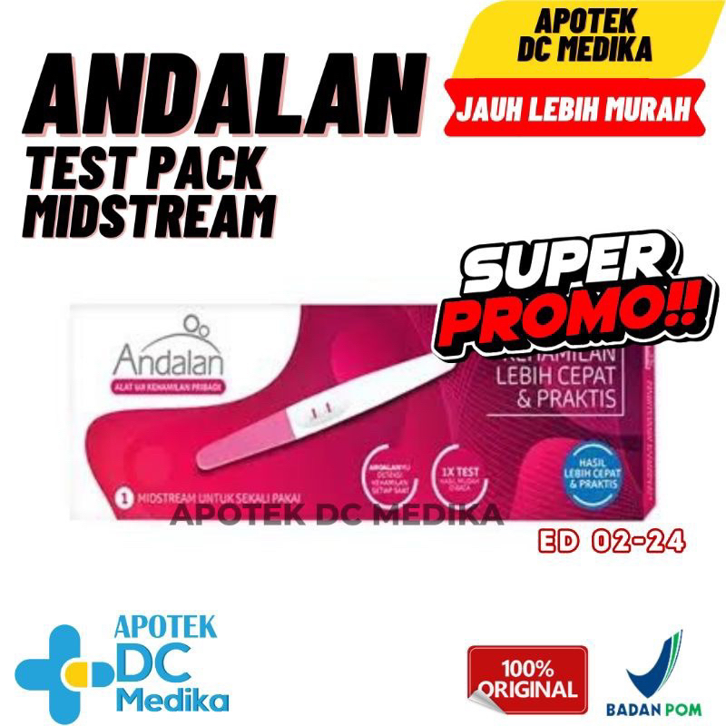 Jual ANDALAN STRIP / 1 PCS / TESPEK / TEST PACK / KEHAMILAN / KESUBURAN ...