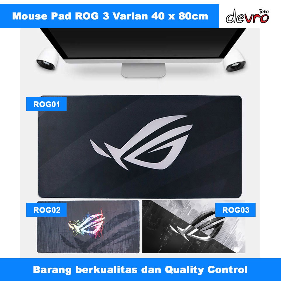 Jual Mousepad Republic of Gamers ROG - Gaming Mouse Pad XL Desk Mat ...