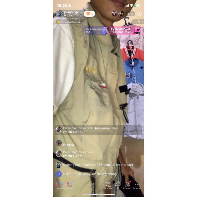 Jual ROMPI CREAM LIVE TIKTOK | Shopee Indonesia
