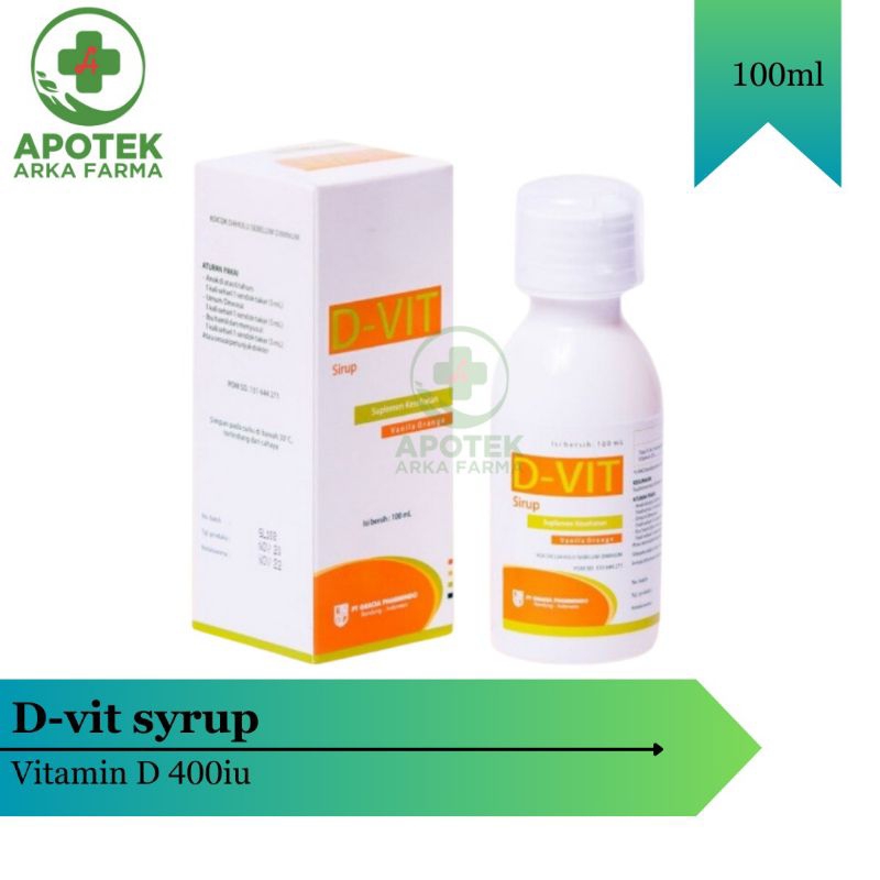 Jual D-VIT syrup 60 ml | Shopee Indonesia