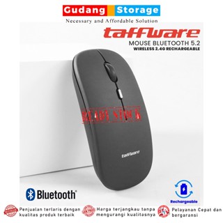 Jual [PROMO] MOUSE WIRELESS Taffware Mouse Bluetooth 5.0 & Wireless 2 ...