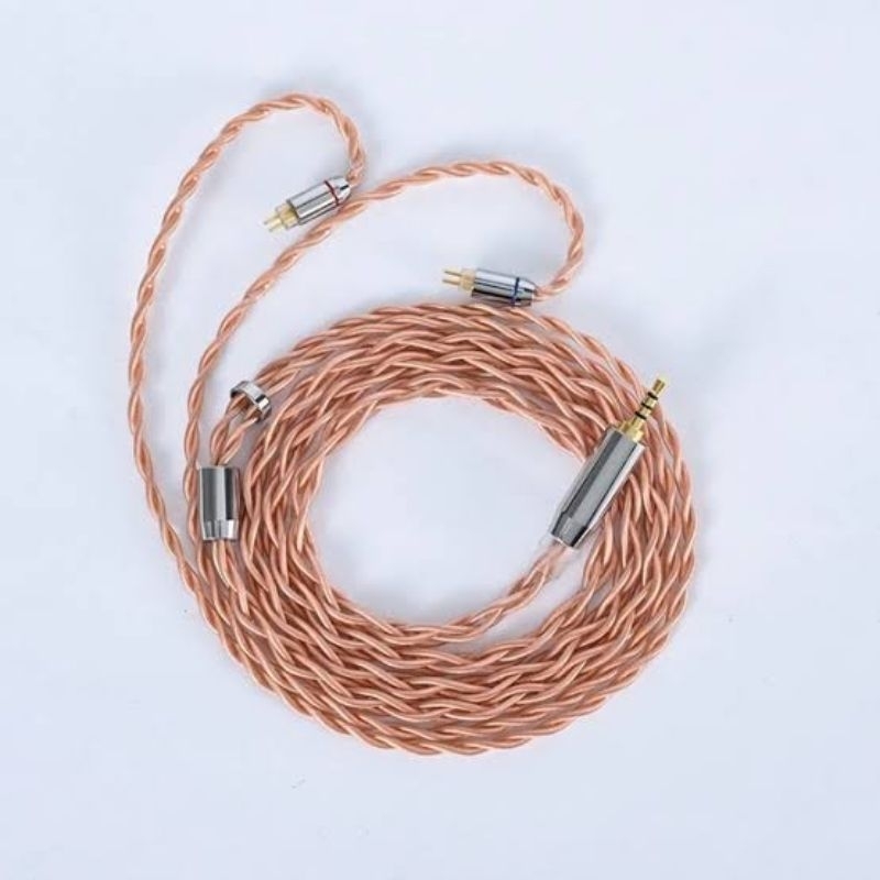 Jual XINHS Single Crystal Copper Earphone IEM Upgrade Cable Kabel IEM ...