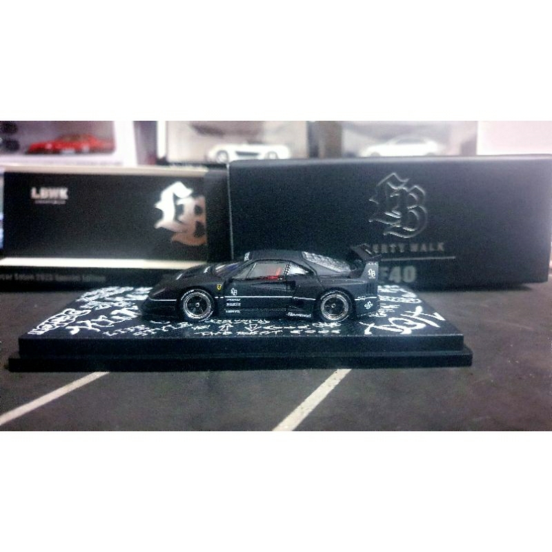 Jual Diecast Inno64 Ferrari F40 LBWK Matte Black Hongkong toycar 2023 ...