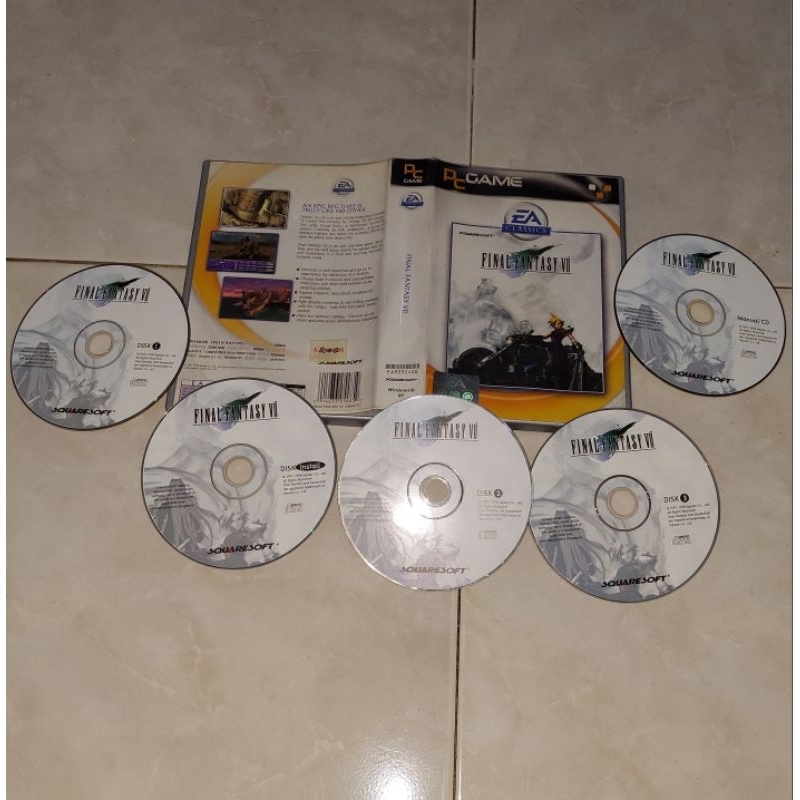 Jual PC Game Original FINAL FANTASY VII ( 5 disc ) | Shopee Indonesia