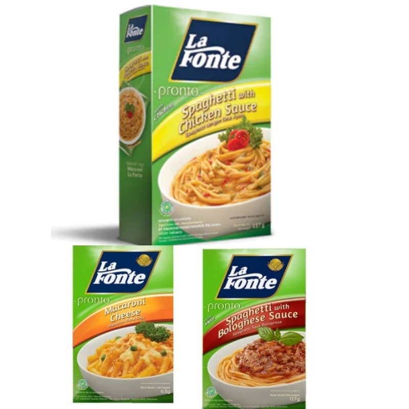 Jual La Fonte Spaghetti Maccaroni 170gr | Shopee Indonesia