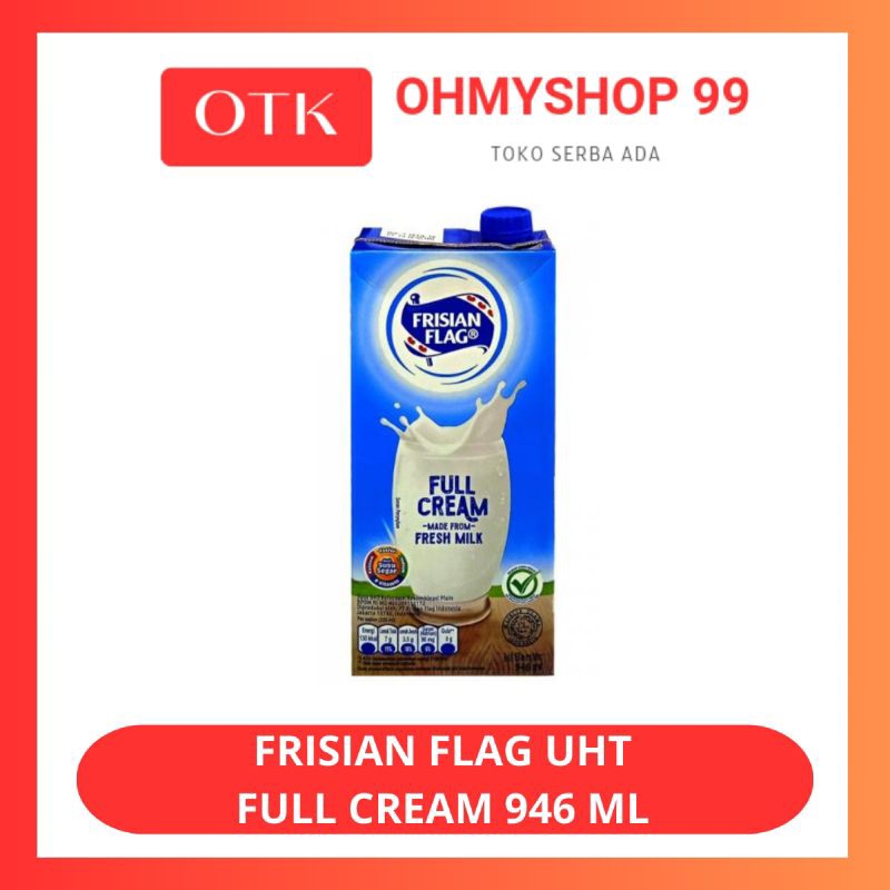 Jual Frisian Flag Susu UHT Full Cream 946ml | Shopee Indonesia