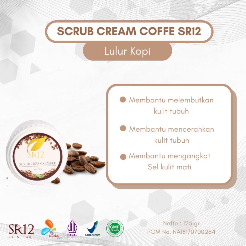Jual SCRUB VIRAL AMPUH MERONTOKAN DAKI SCRUB CREAM COFFE SR12 PEMUTIH ...