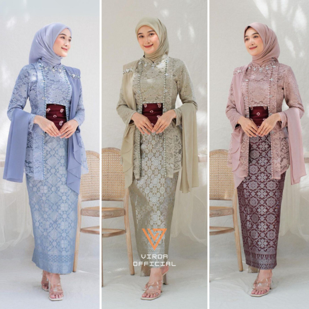 Jual Kebaya Sabira Laksmi Kutubaru Kebaya Lamaran Modern Kebaya Wisuda Kebaya Bridesmaid Kebaya ...