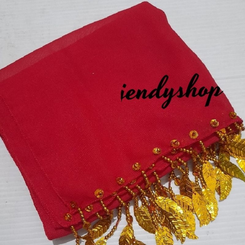 Jual Selendang Tari Gandrung / Sampur payet tari Remo Ukuran Dewasa ...