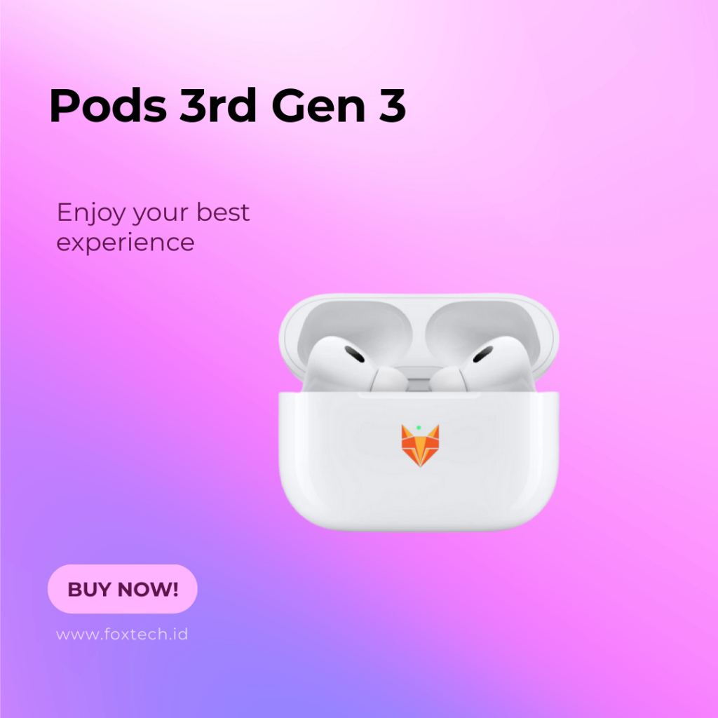 Jual Pods Pro 3rd Generation Gen 3 2023 (IMEI & Serial Number ...