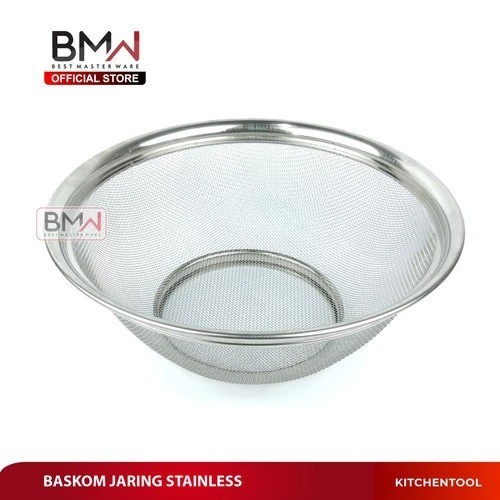 Jual Baskom 22 Tirisan Stainless Baskom Lubang Jaring Bolong Serbaguna ...