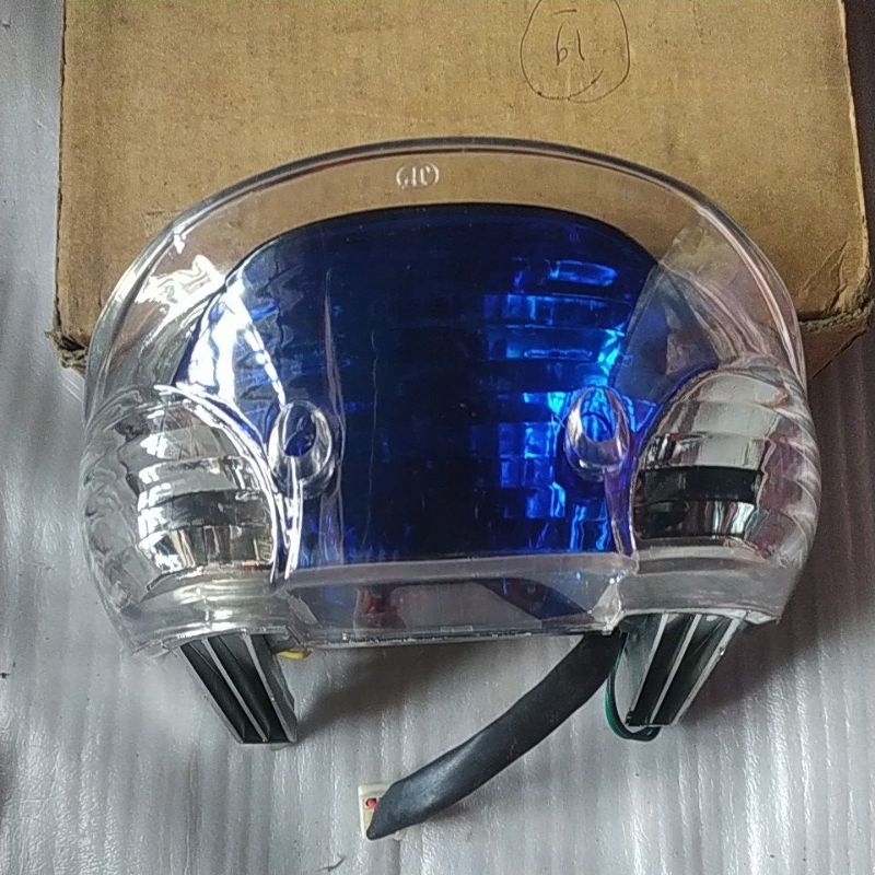 Jual lampu stop belakang jupiter z lama biru assy | Shopee Indonesia