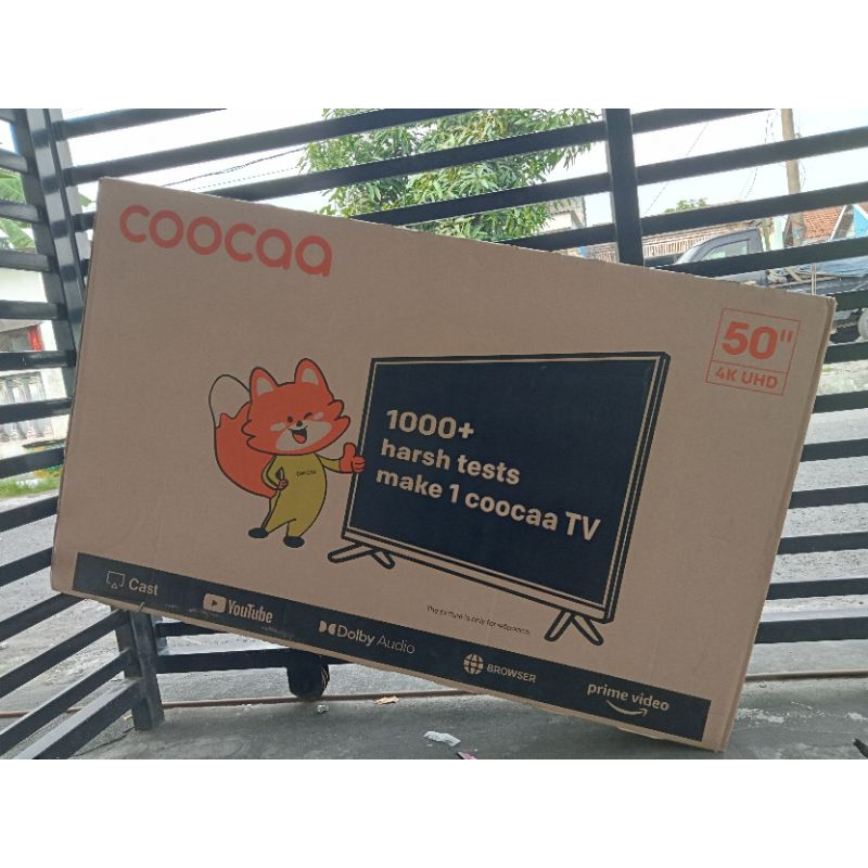 Jual COOCAA 50Y65 INCH 4K GO0GLETV TV 2024 BARU | Shopee Indonesia