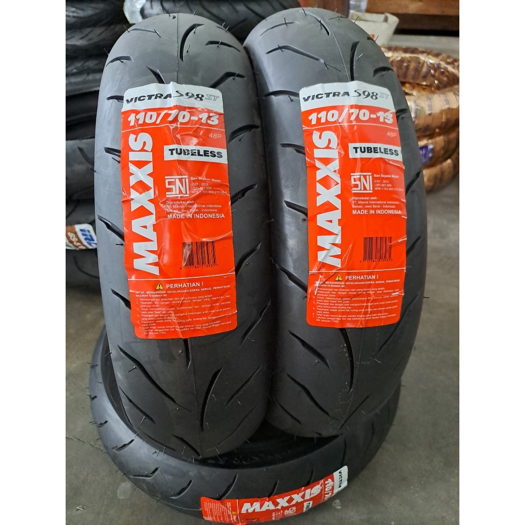 Jual Ban Maxxis 110/70-13 Victra S98ST Tubeless Ban depan Nmax Ring 13 ...