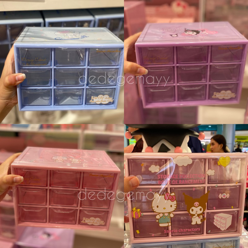 Jual Miniso x Sanrio - Storage Box 9 Laci Sanrio | Laci Storage Box ...