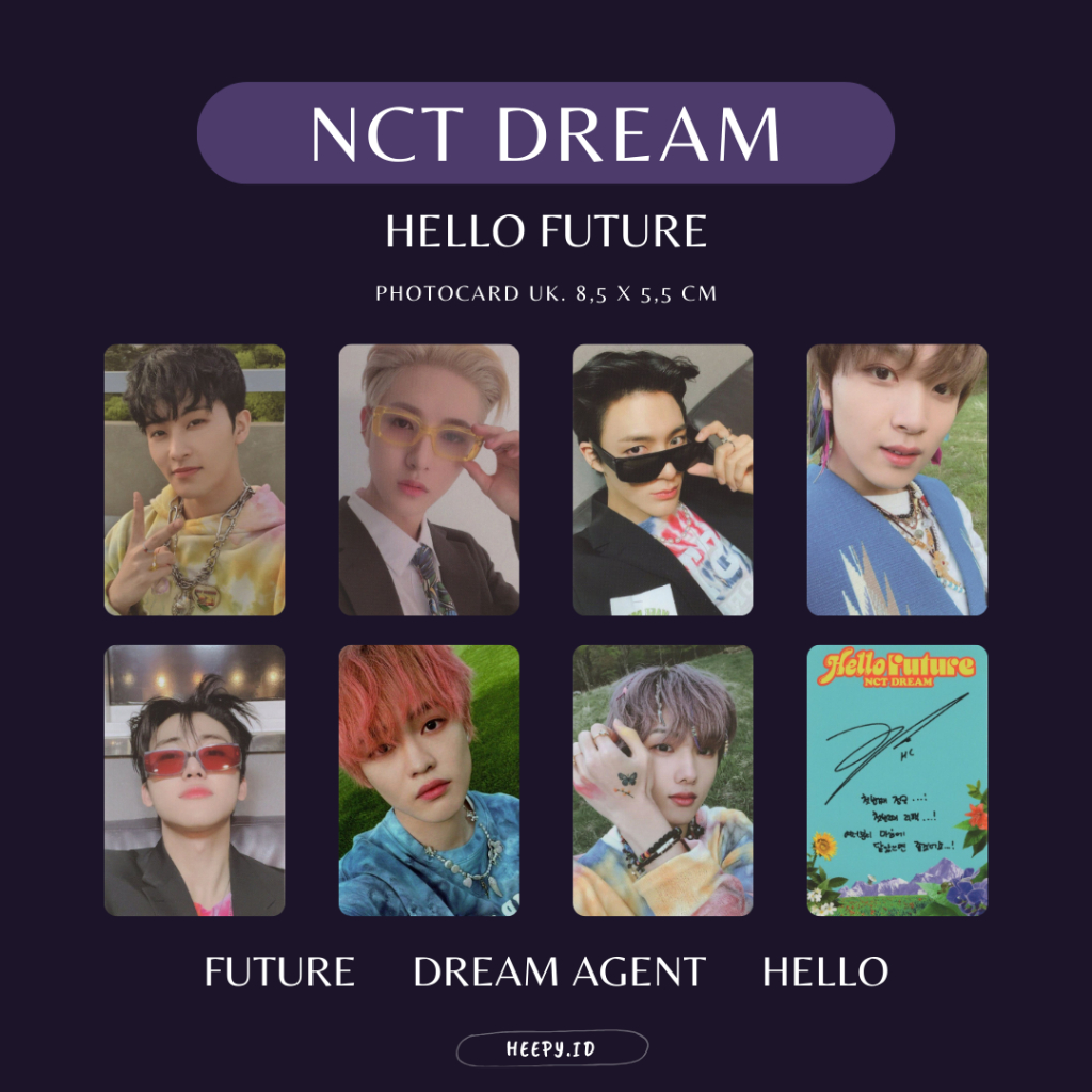 Jual [NCT DREAM] PHOTOCARD NCT DREAM HELLO FUTURE | Shopee Indonesia