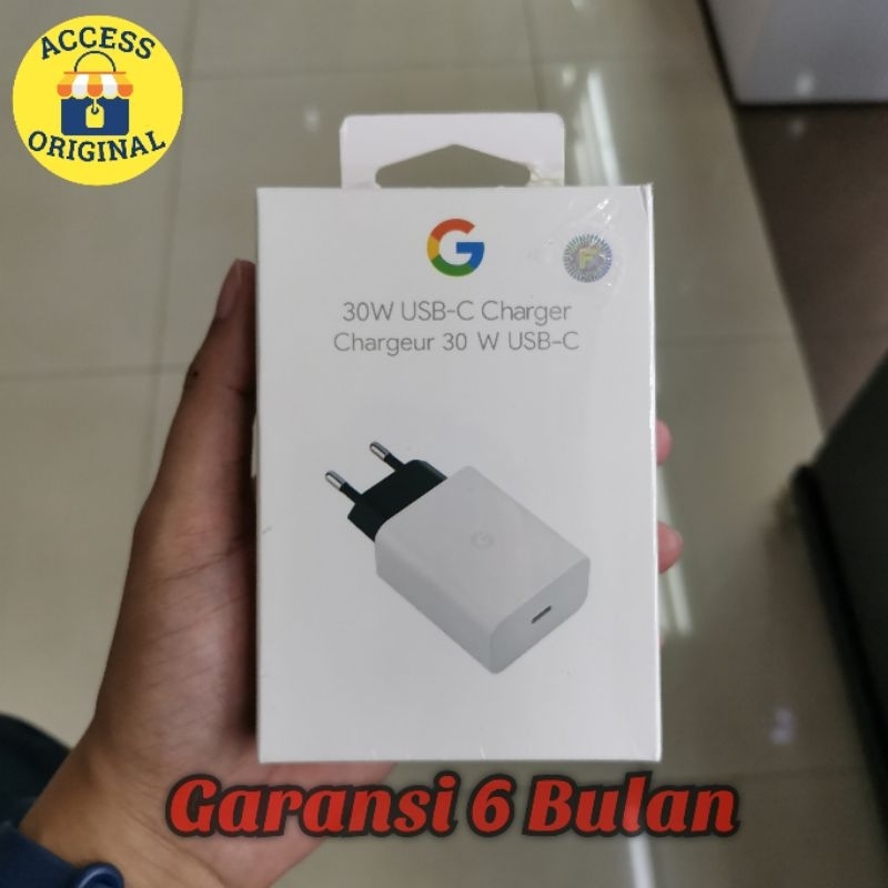 Jual Adaptor Charger 30W USB C Google Pixel 6 Pixel 6 Pro Pixel 7 Pixel ...