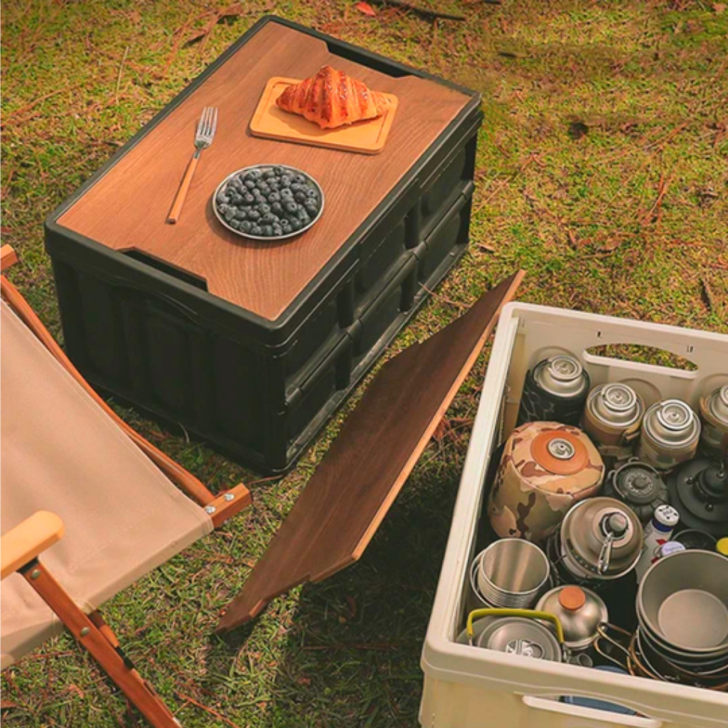 Jual MOON Kotak Penyimpanan Lipat camping campervan Storage Box 56L ...