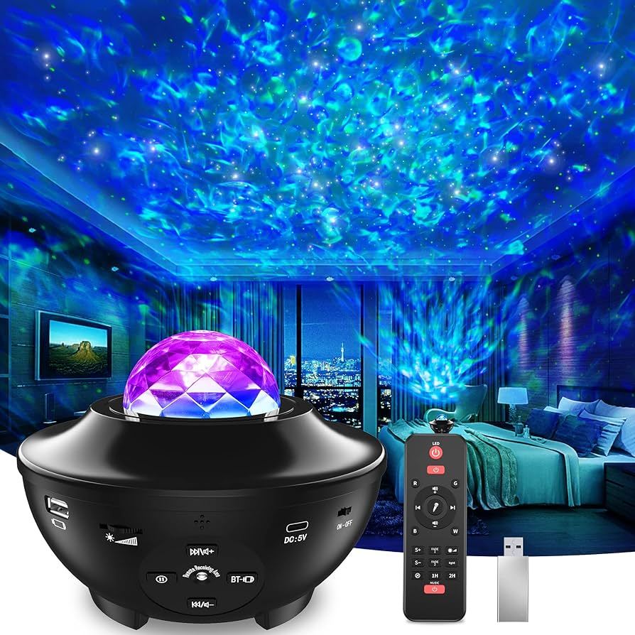 Jual Lampu LED proyektor Aurora Disco + Remote Kamar Tidur LED Hias ...
