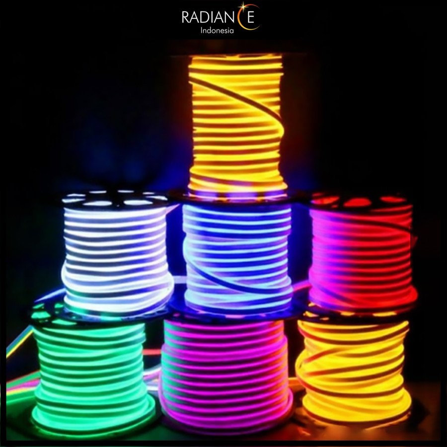 Jual lampu selang led strip neon flex waterproof 100m 100 meter 220v ...