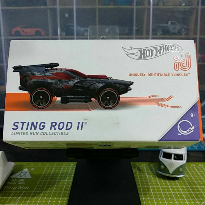 Jual Hot Wheels id Sting Rod II Black Hitam Scan Me | Shopee Indonesia