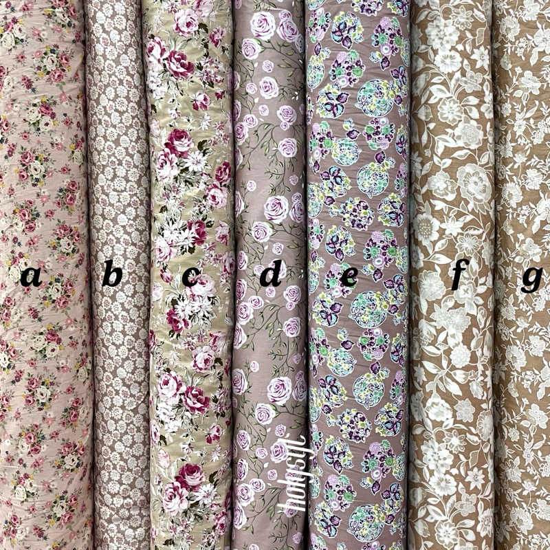 Jual KATUN JEPANG JAPAN DESIGN FLOWER KHAKY SERIES (min pembelian 2x ...