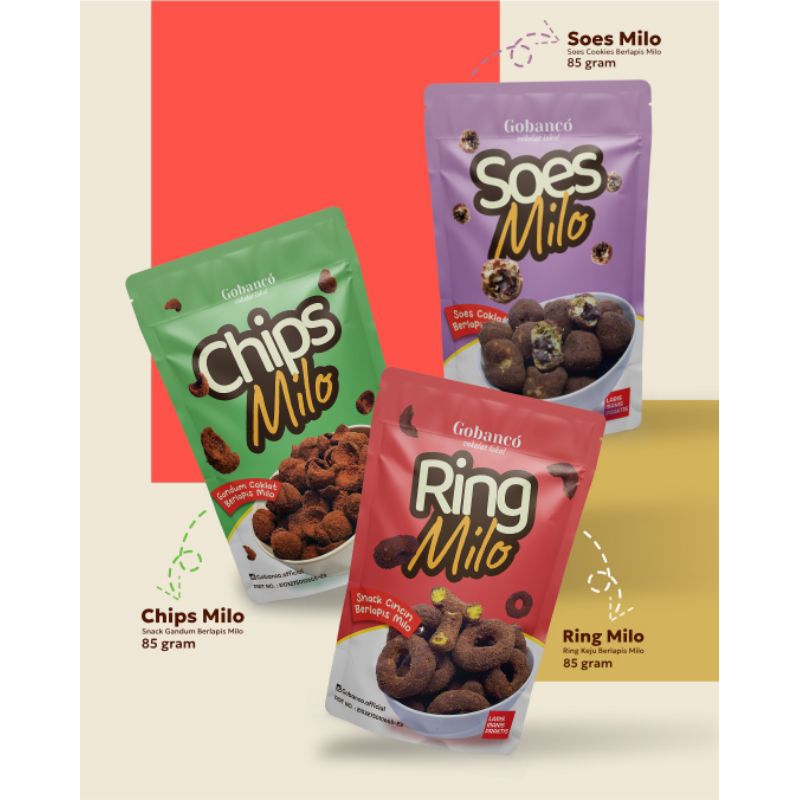 Jual Gobanco Milo Series | Snack Coklat Gobanco | Snack Milo | Shopee ...
