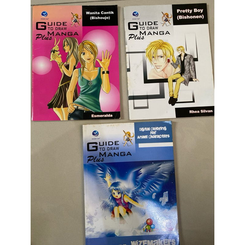 Jual guide to draw manga plus wanita cantik bishoujo pretty boy ...
