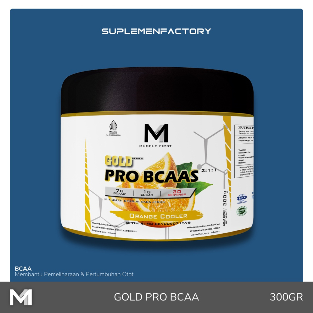 Jual M1 Pro Bcaas 300 Gram 30 Serving Muscle First Bcaa | Shopee Indonesia