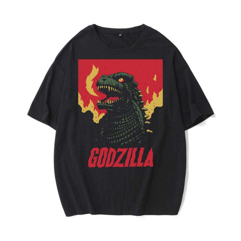 Jual KAOS HITAM DEWASA BAJU FILM GODZILLA | T-SHIRT BLACK BAJU MOVIE ...