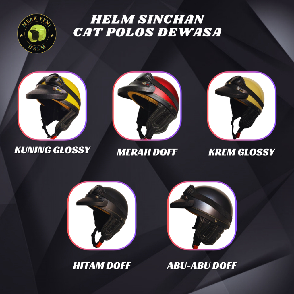 Jual HELM CHIPS RETRO KLASIK DEWASA PRIA WANITA-HELM CHIPS BOGO RETRO ...