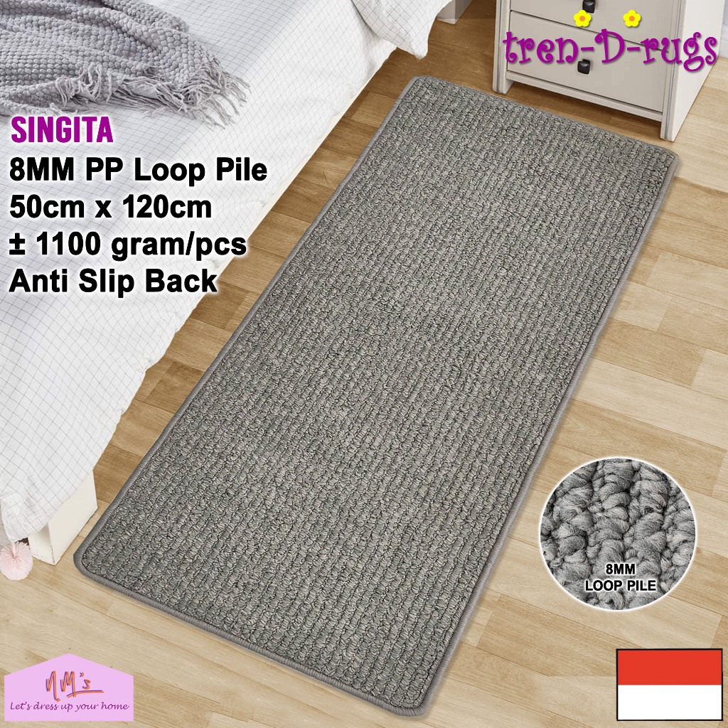 Jual Keset kaki shower polos salur stripe line kamar mandi dapur lorong ...